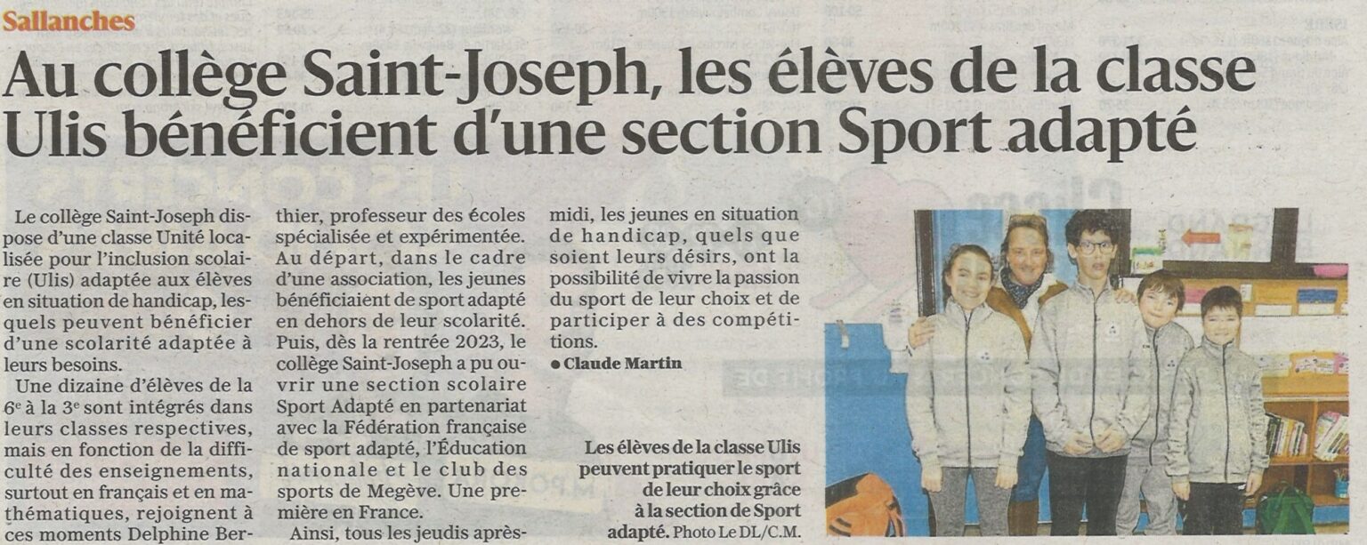 Enseignement Catholique Sallanches ECS