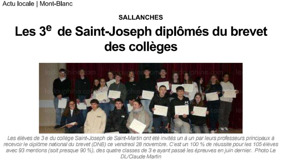 Enseignement Catholique Sallanches ECS